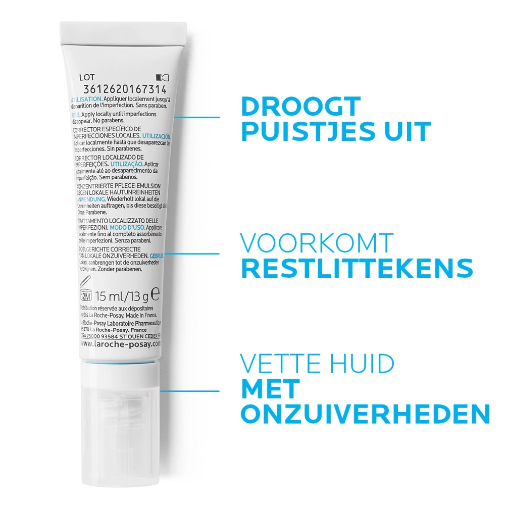 La Roche-Posay Effaclar A.I. Crème 15ml bestellen bij Mijnhuidonline