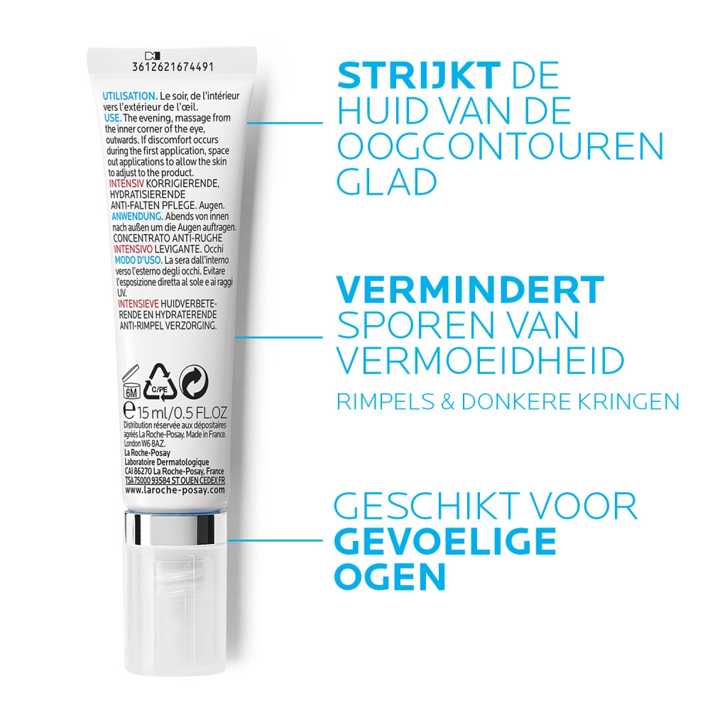 La Roche-Posay Redermic Retinol Oogcrème 15ml kopen bij Mijnhuidonline