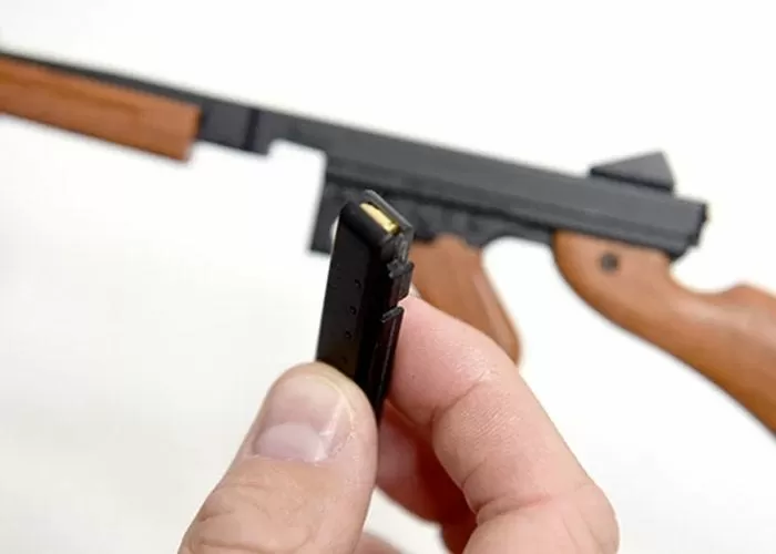 TSMG Tommy gun M1A1 Miniatuur - Goatguns