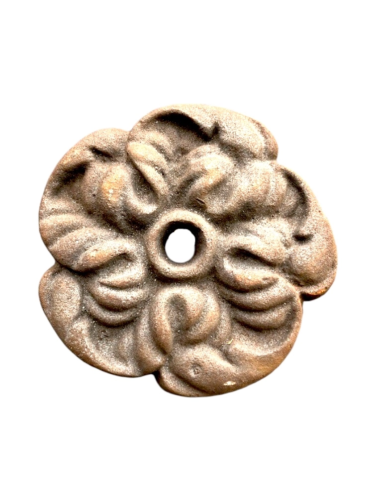 Rustieke rozet - gietijzeren muuranker - rozenmotief