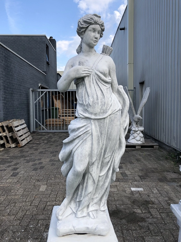 Artemis Stein 143 Cm Klassisch Weiß Griechisch
