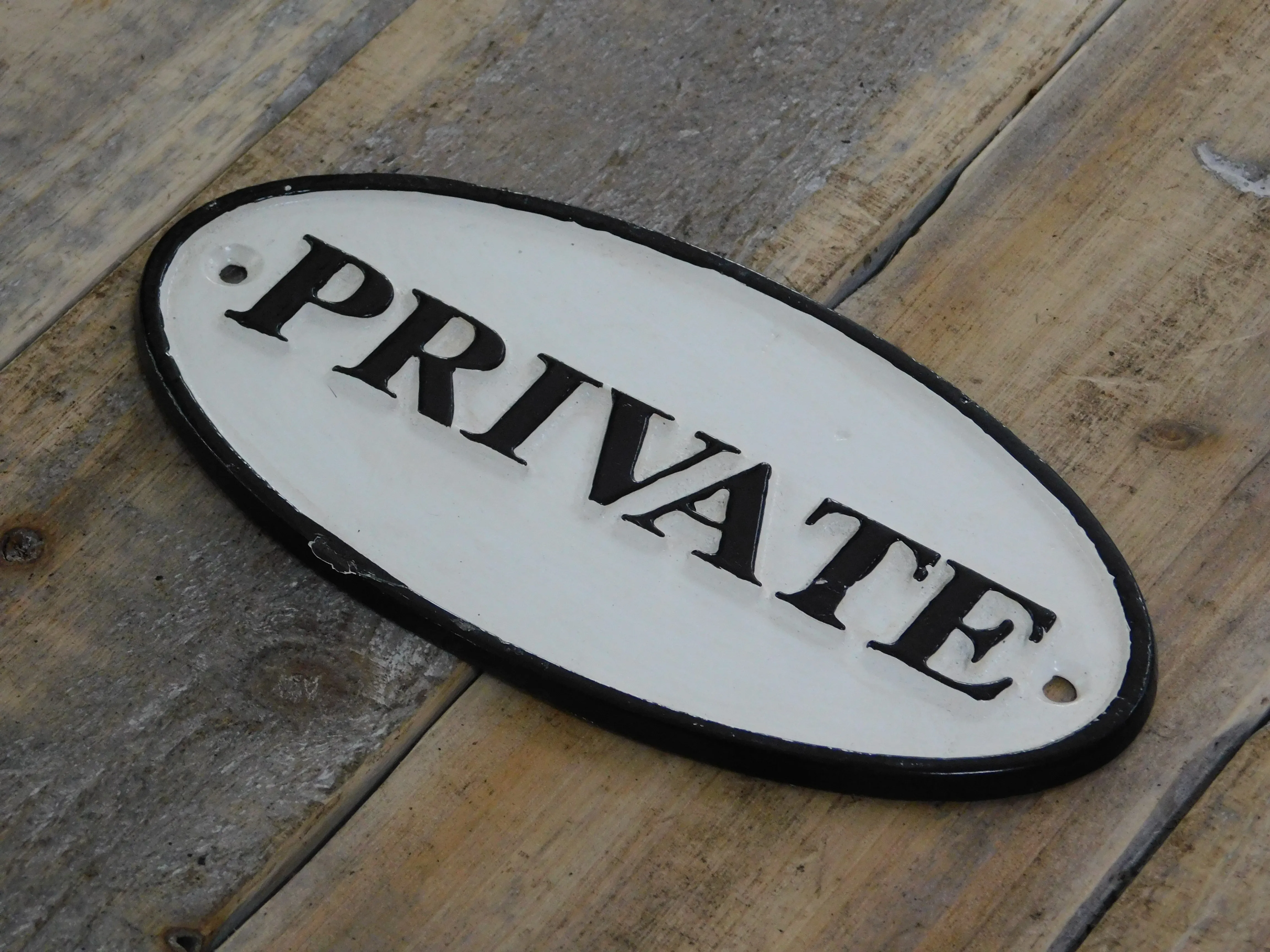 Schild "PRIVATE" für die Tür - Houseandgarden.shop | Exclusieve