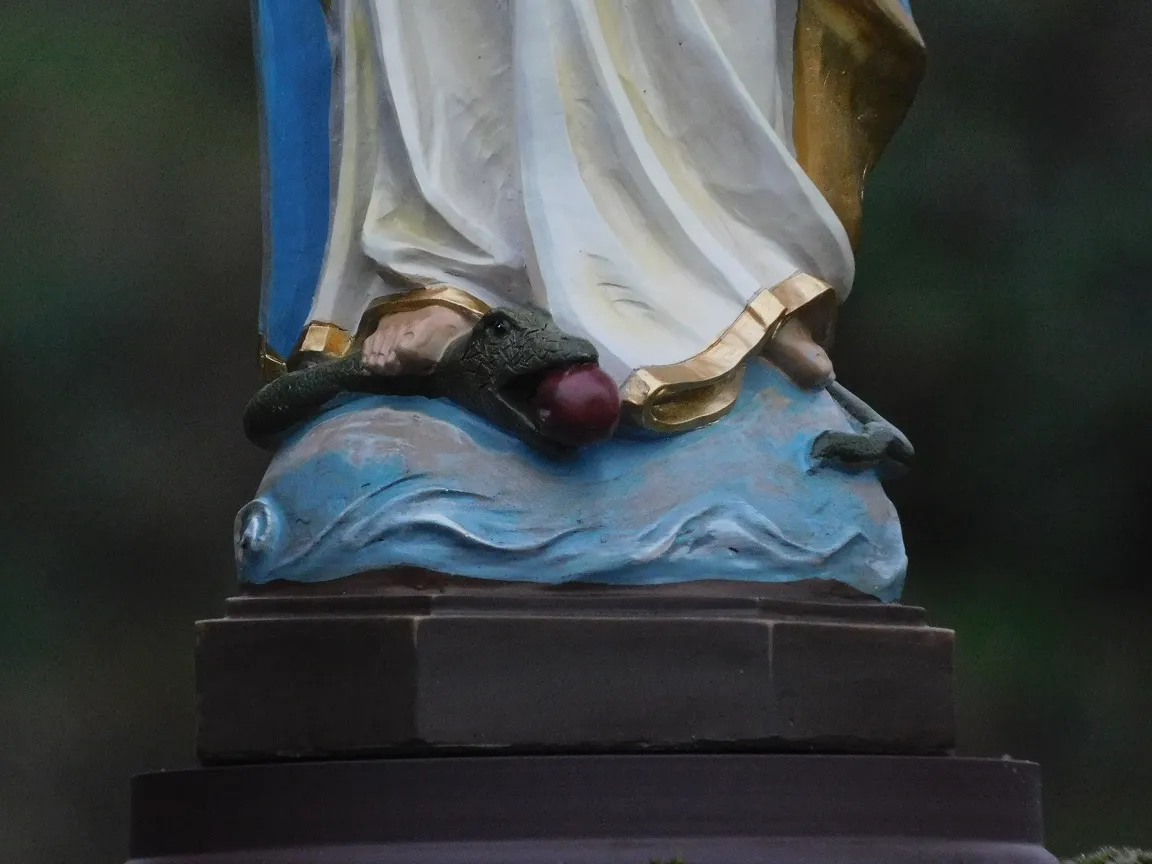 Maria - Polystone-Statue - 44 cm - in Farbe und Detail