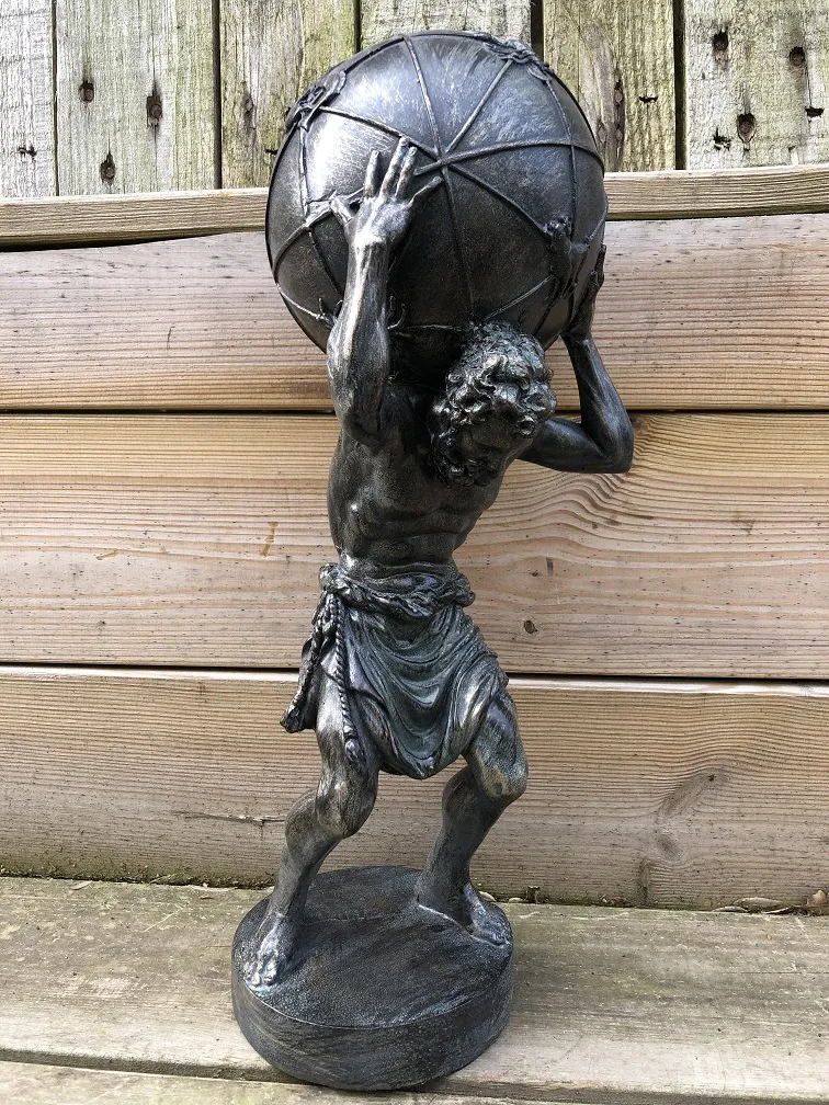 Statue Atlas, ein Riese, Griechischen Mythologie das Universum