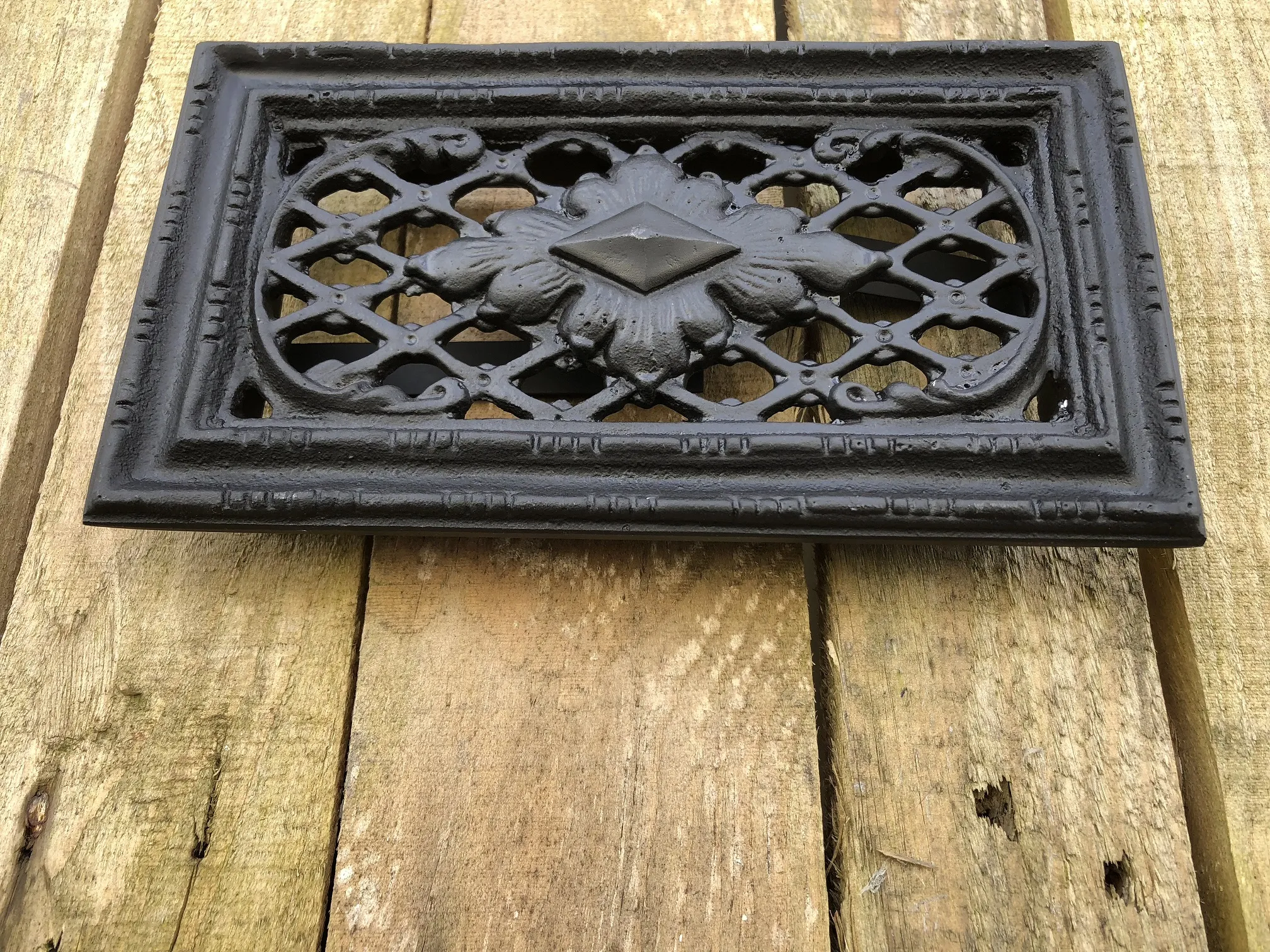 Buddha - Indonesischer Kopf - Polystone Statue - Betongrau