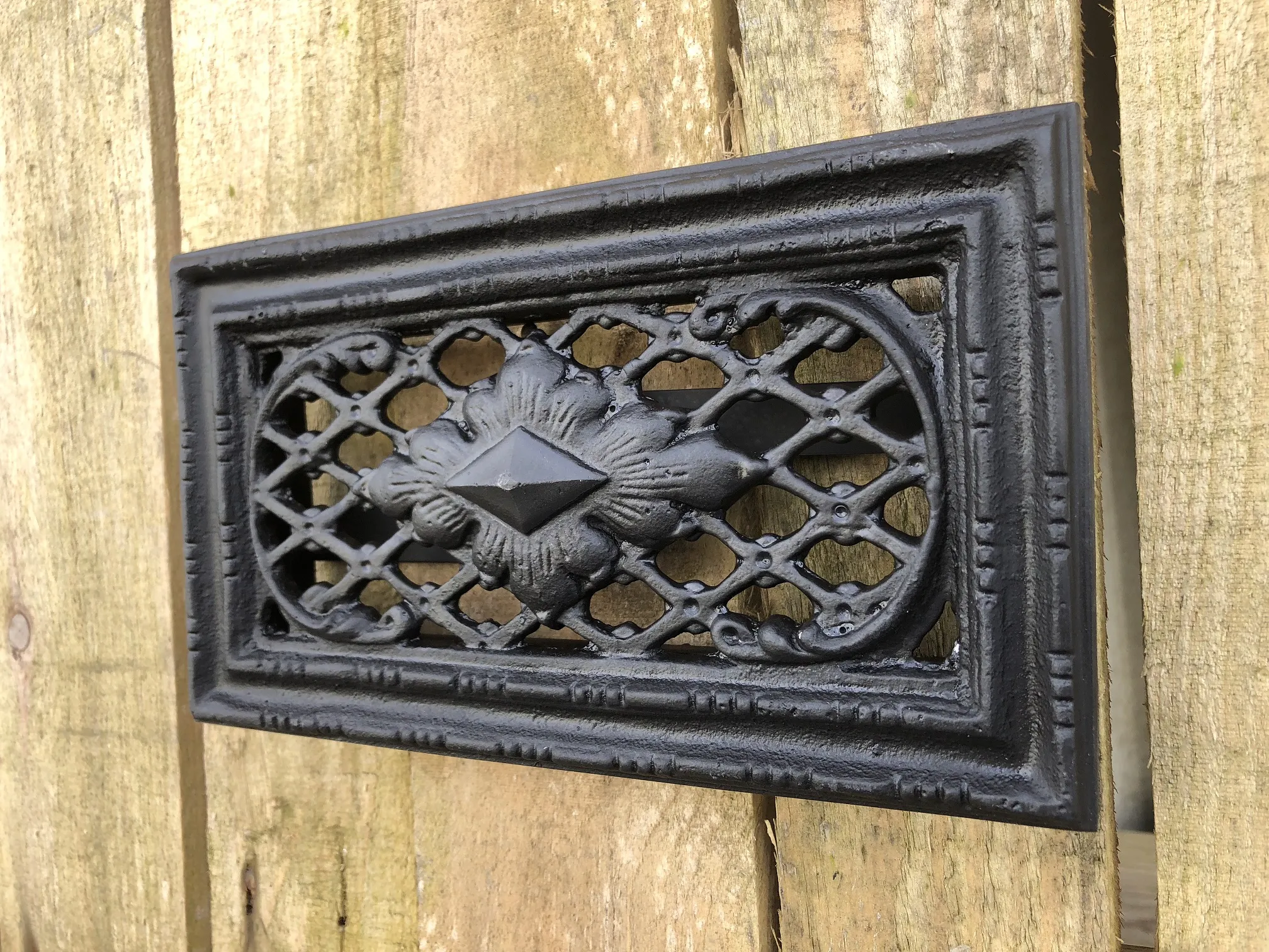 Buddha - Indonesischer Kopf - Polystone Statue - Betongrau