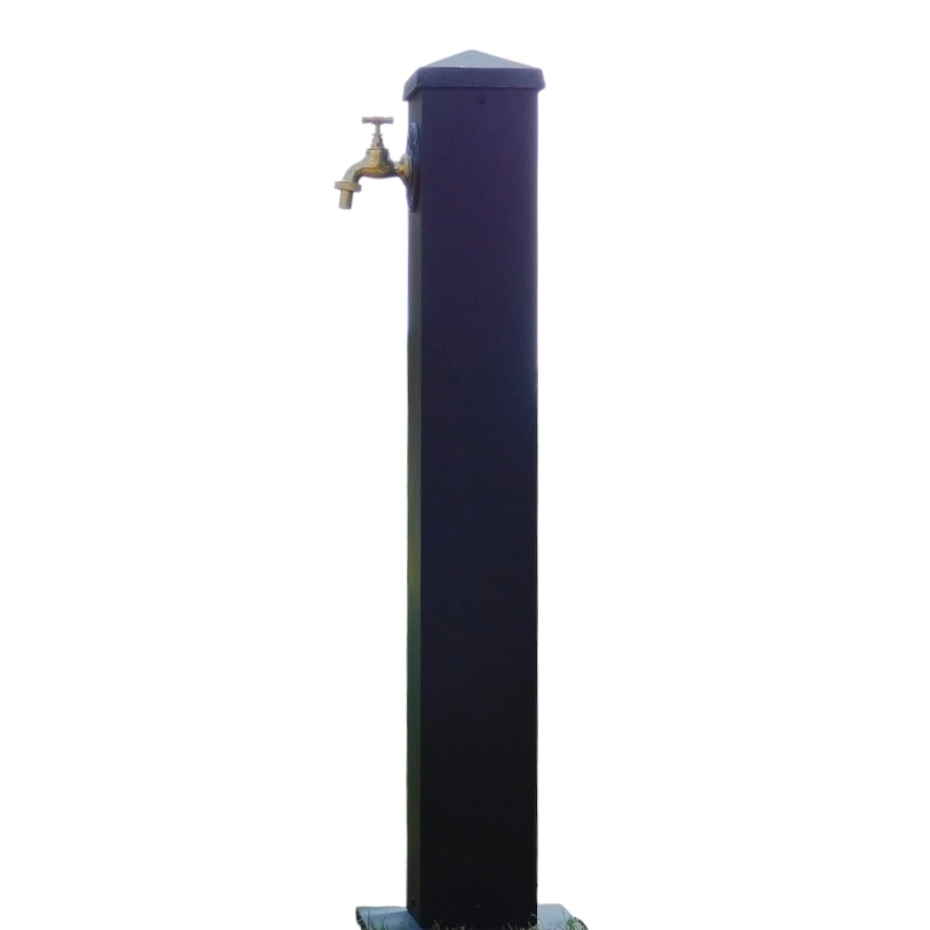Standwasserhahn 93cm Schwarzes Aluminium Mit Messing standwasserhahn-93cm-schwarzes-aluminium-mit-messing