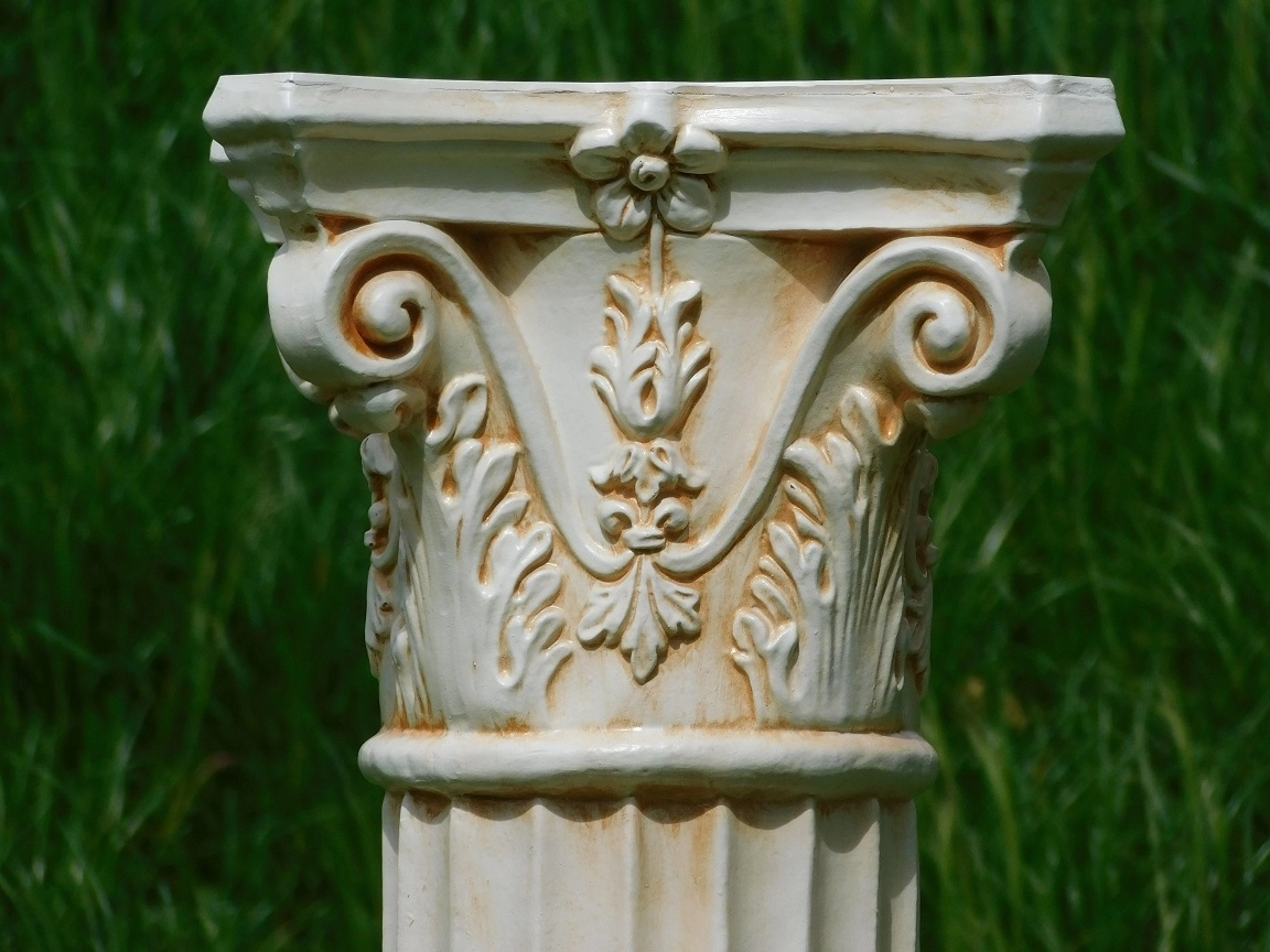 Podest - Polystone - 80 cm - Römischer Stil - Klassisch