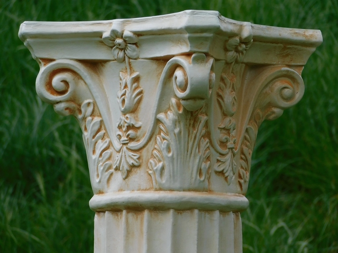 Podest - Polystone - 80 cm - Römischer Stil - Klassisch