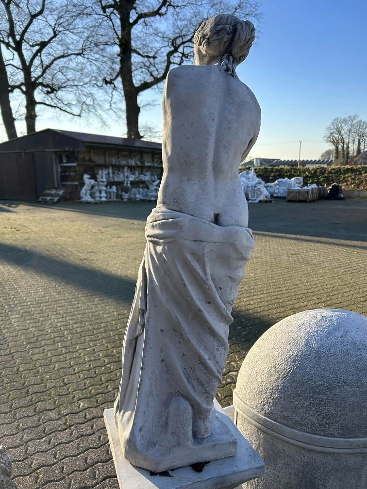 Venus van Milo - stenen beeld - 70 cm - klassiek wit