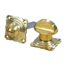 Draaislot voor toiletdeur - gepatineerd messing - Houseandgarden.shop ...