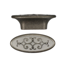 Deurknop met rozet messing 70mm, deurknop voor de voordeur, Massief en ...