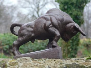 Skulptur Metall großer Stier, schön! - Houseandgarden.shop