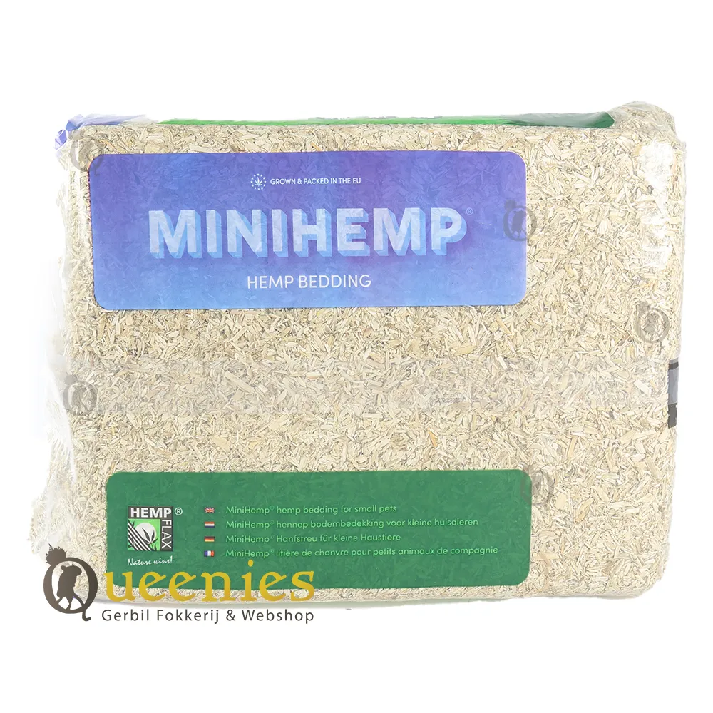 Mini Hemp 48 liter - Hennep bodembedekker - Stofarme strooisel Konijn