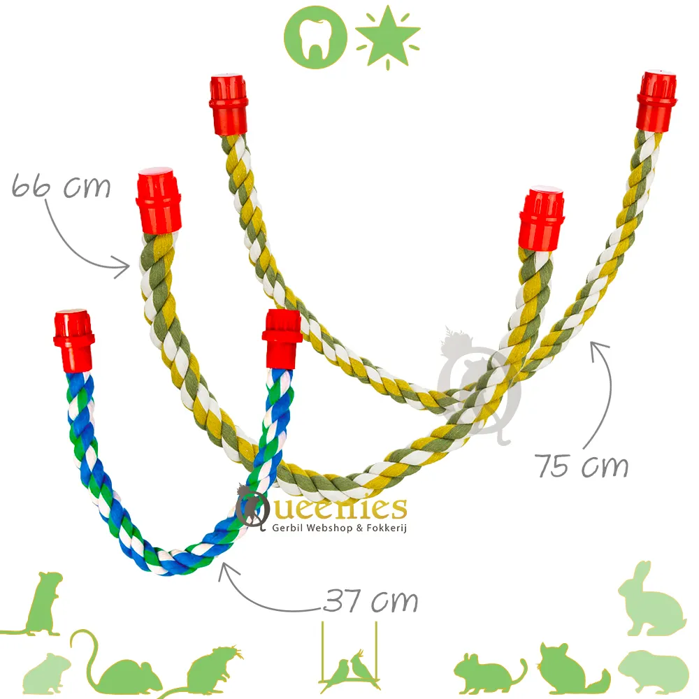 Klimtouw voor Knaagdieren en Vogels - Ontdek, Klim en speel