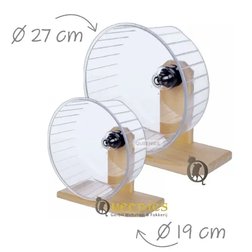 Bogie Looprad Lichtbruin met Kunststof loopvlak