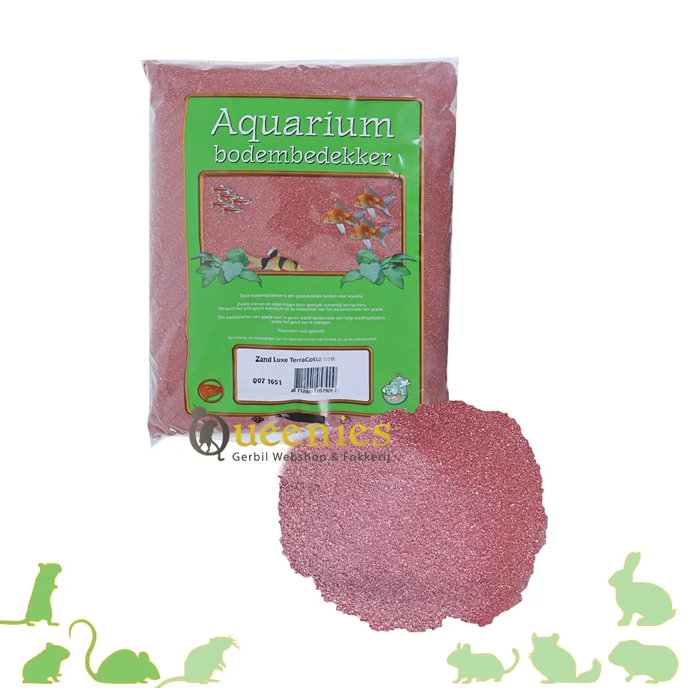 Zand Luxe Terracotta Red 4 kg voor woestijn scape gerbils