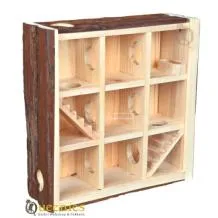 Houten Gerbil huisjes 100% veilig voor Gerbils, online bij Queenies.nl