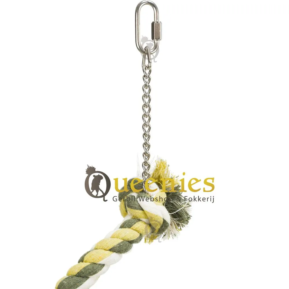 Klimspiraal 50 cm – Katoenen klimtouw voor Knaagdieren en Vogels