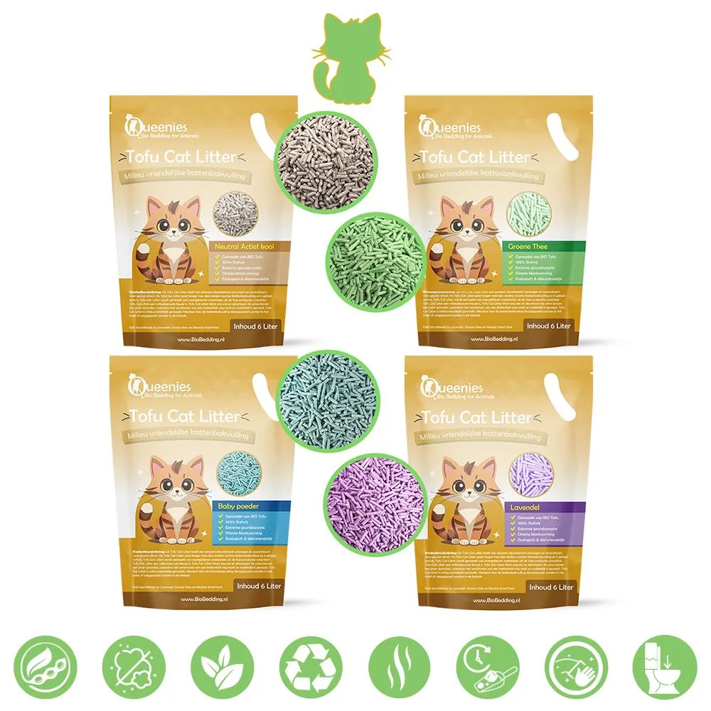 Tofu Cat Litter – BIO kattenbakvulling - Milieubewuste keus