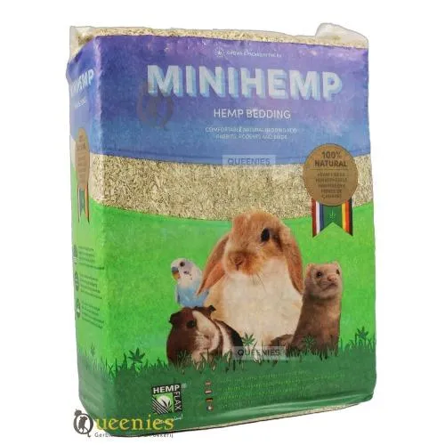 Mini Hemp 48 liter - Minihemp hennepstrooisel - stofarme bodembedekker