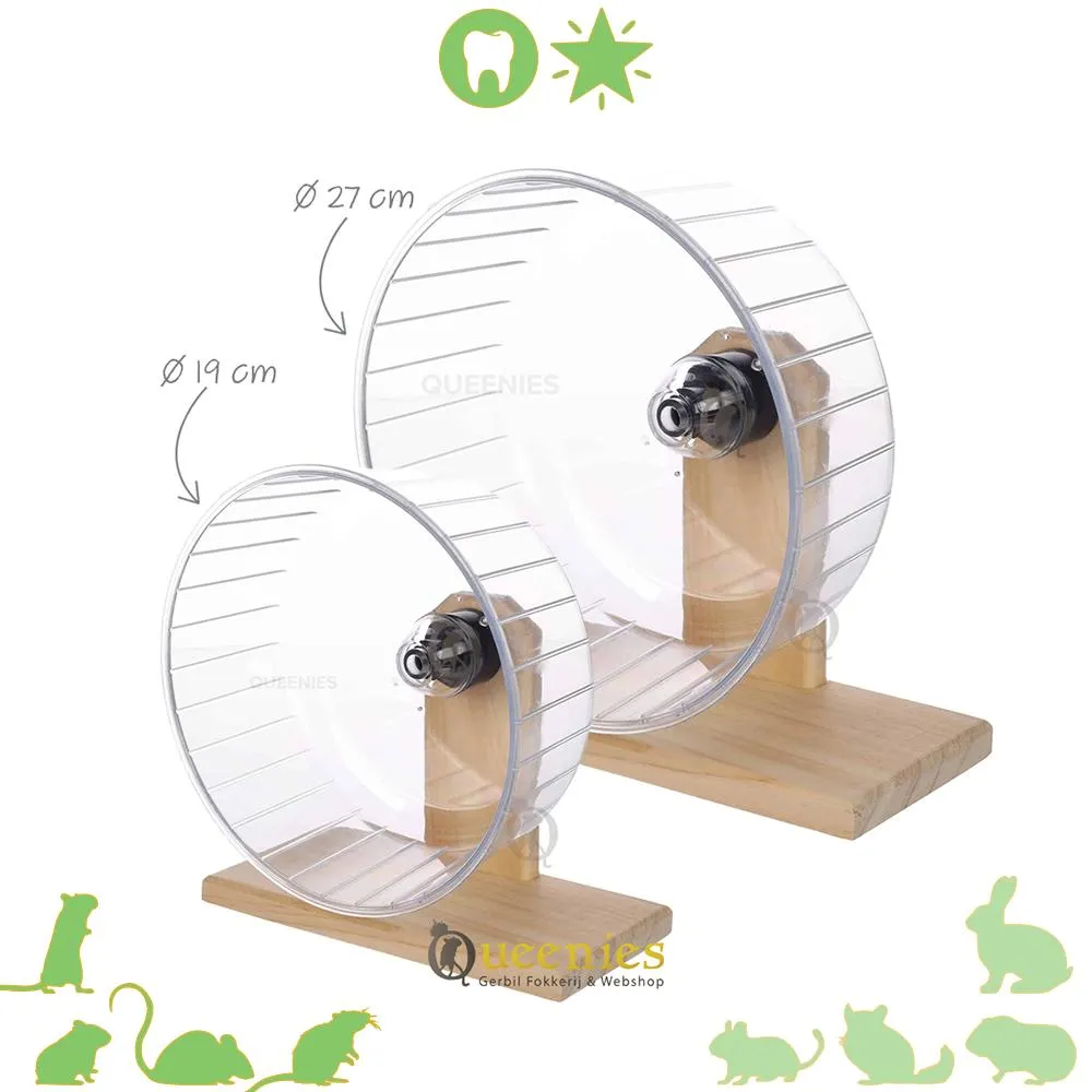 Bogie Looprad Lichtbruin met Kunststof loopvlak