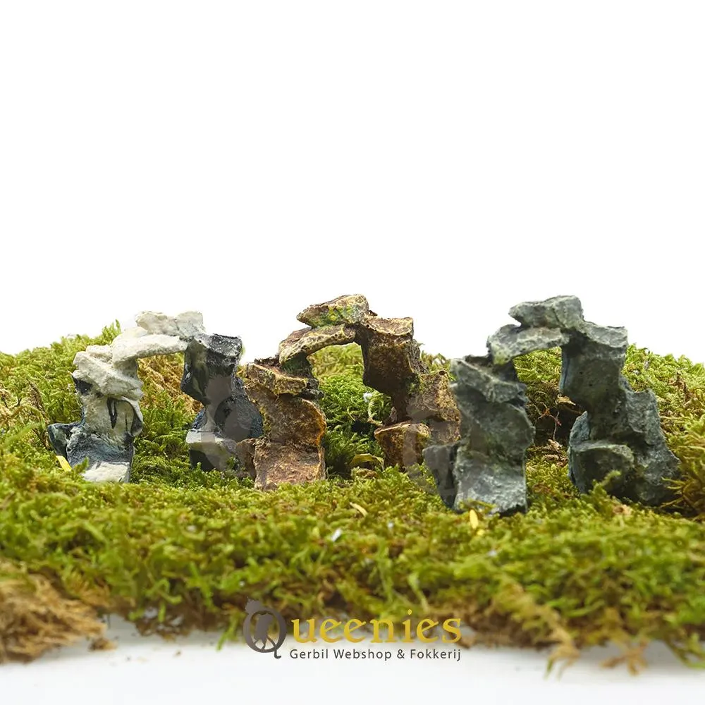 Mini Rots van Kunsthars – Hamsterscape Rotsjes voor Dwerghamsters