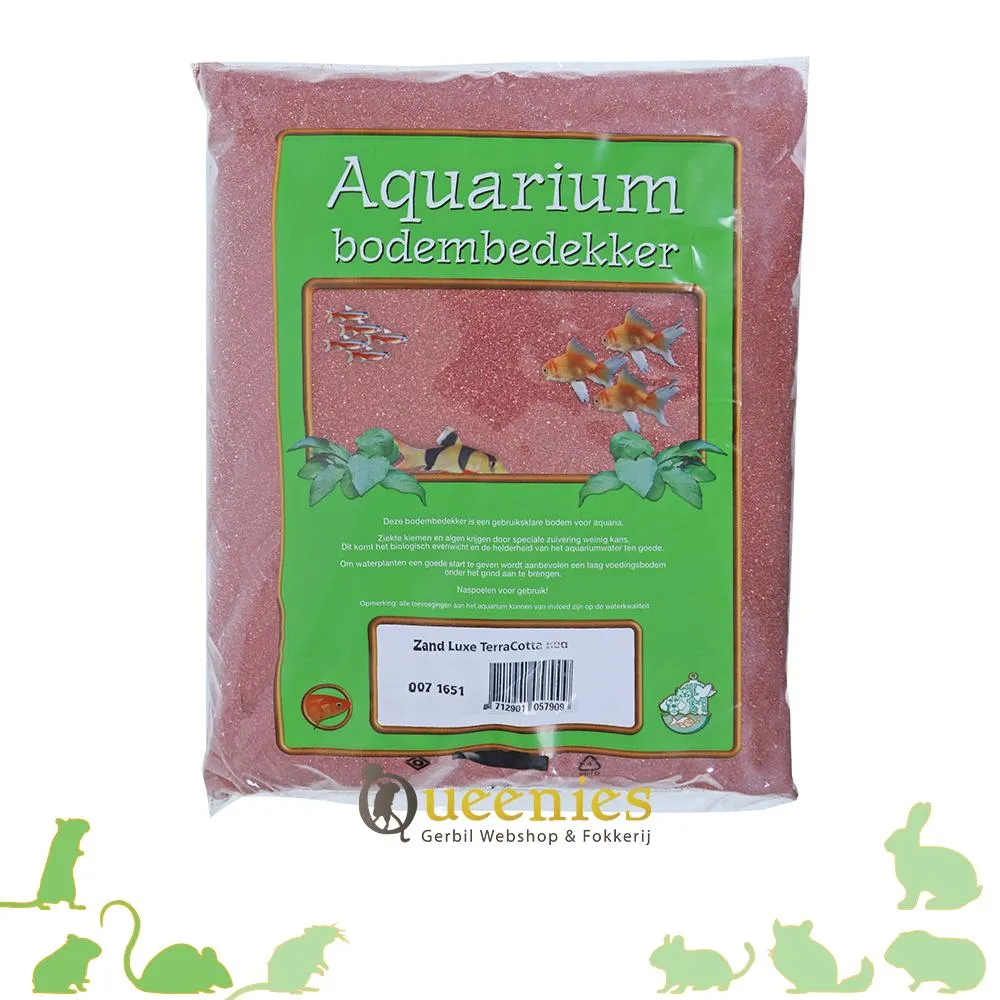 Zand Luxe Terracotta Red 4 kg voor woestijn scape gerbils