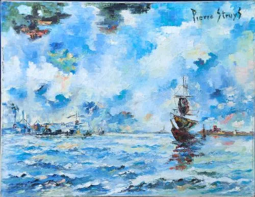 Marineschilderij van de Nederlandse kunstenaar Pierre Struys kopen