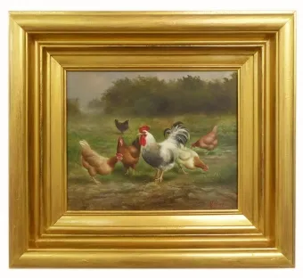 Paintings by Hilaire Bals Belgian painter