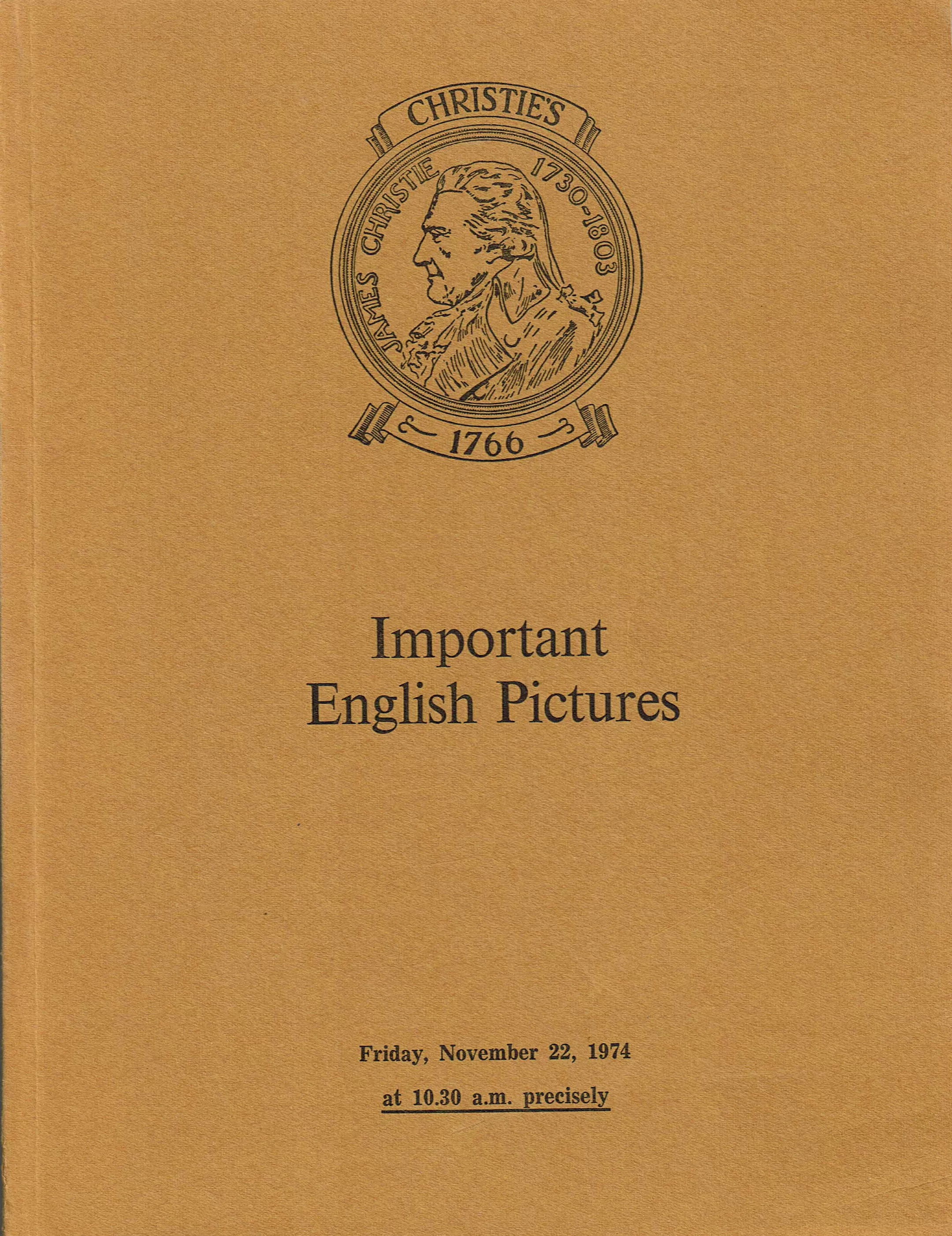 438. Important English Pictures