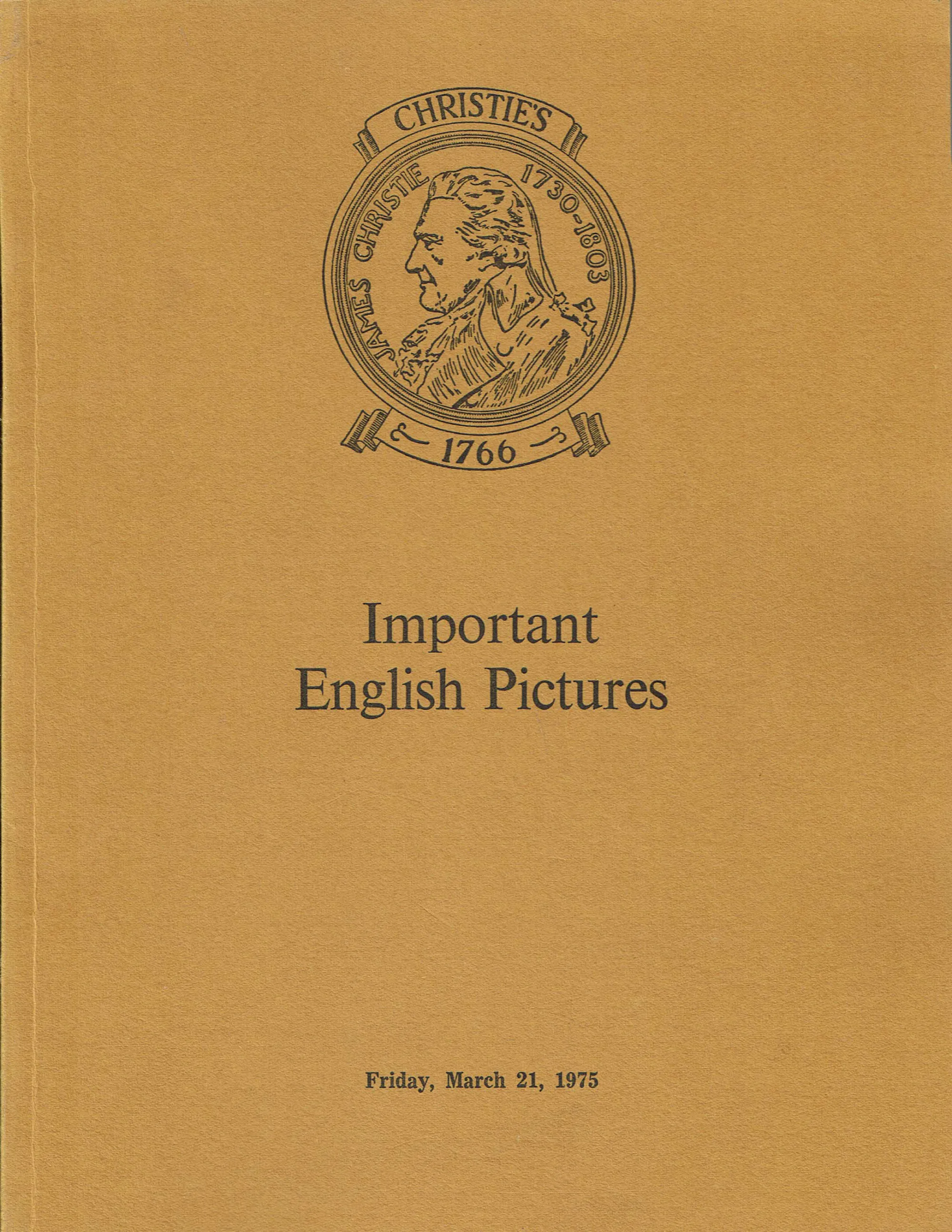 Important English Pictures