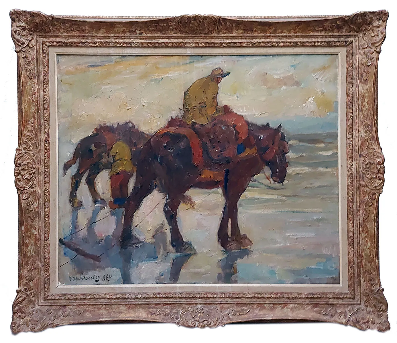 Schilderij geschilderd door Alfons van Beurden of Alphonse van Beurden