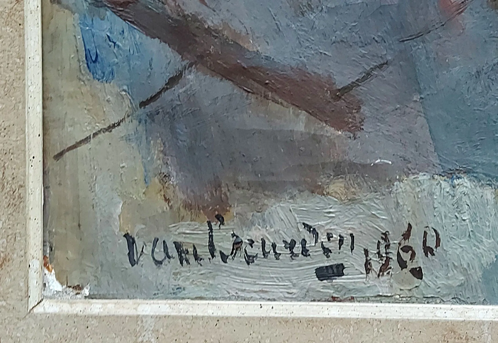 Schilderij geschilderd door Alfons van Beurden of Alphonse van Beurden