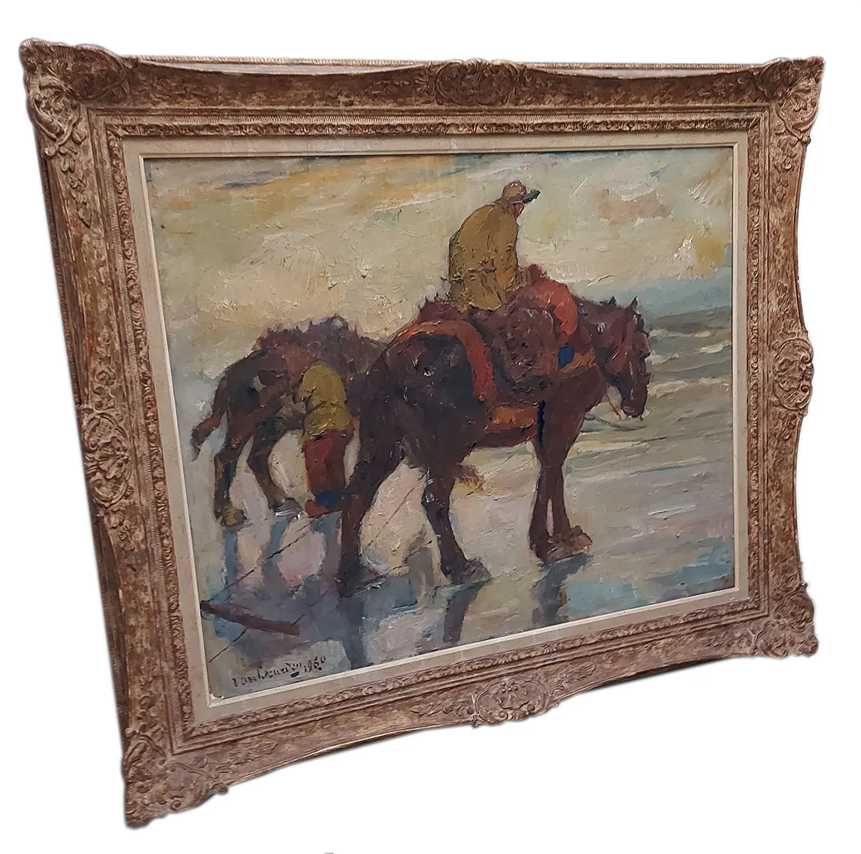 Schilderij geschilderd door Alfons van Beurden of Alphonse van Beurden