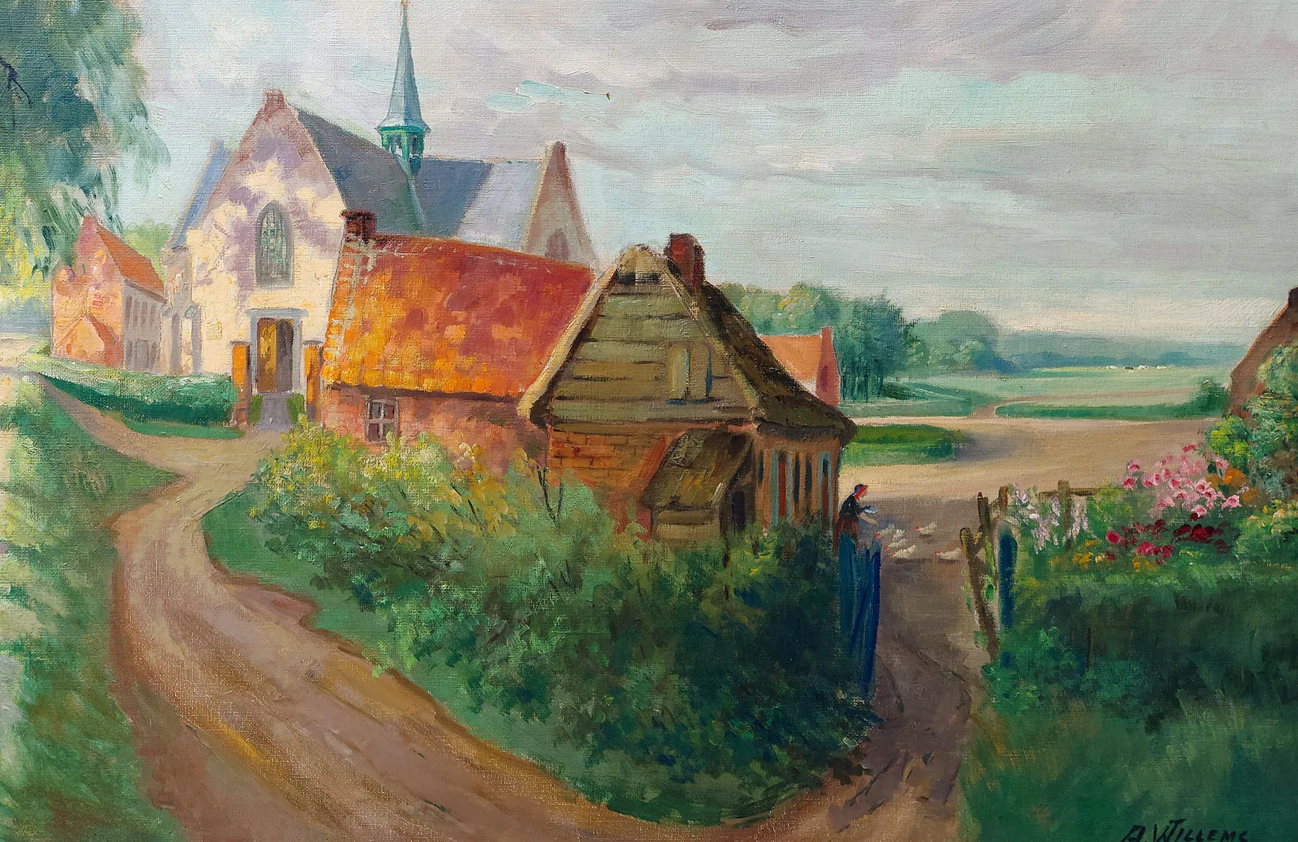 Schilderij van de Belgische kunstenaar Adolphe Willems kopen