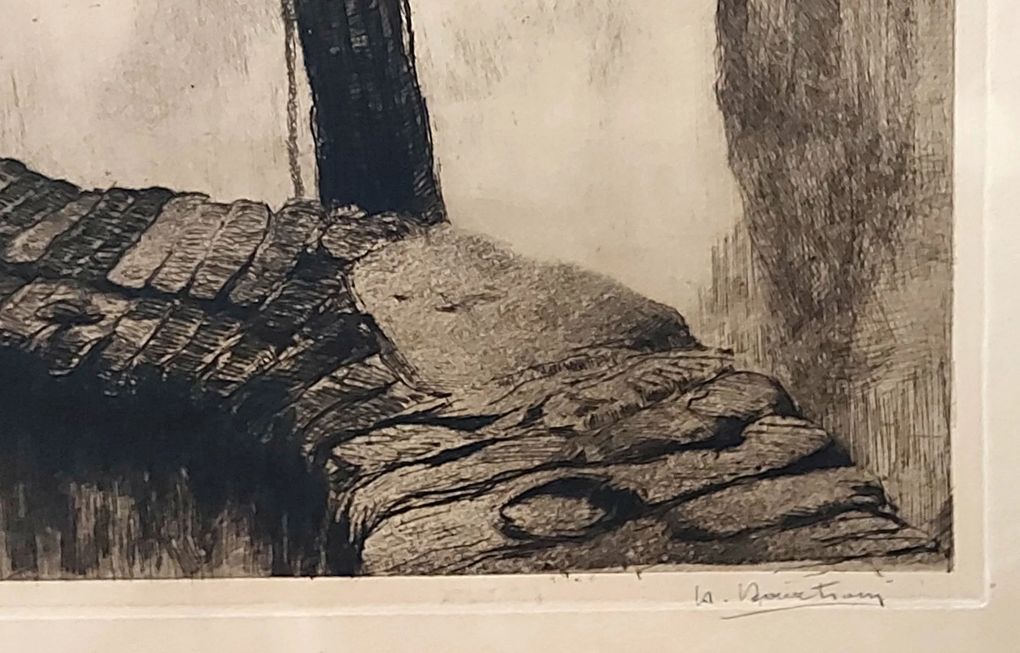 Grote ets van de Belgische etser Albert Baertsoen kopen