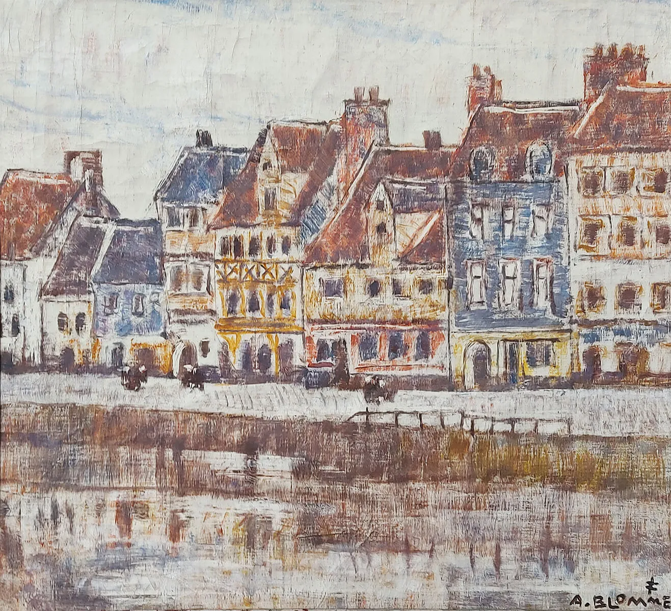 Schlderij kopen van de Belgische kunstenaar Alfons Blomme
