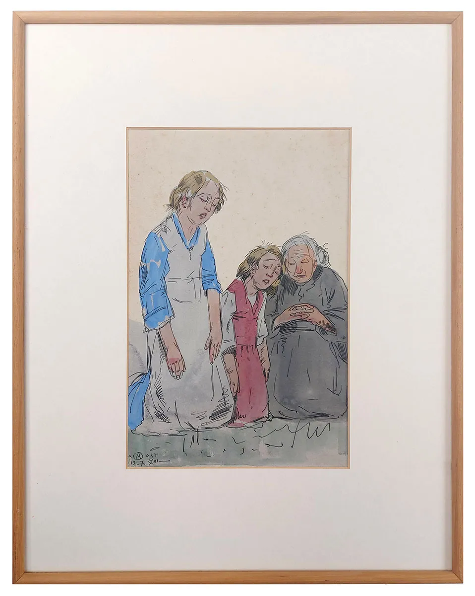 Buy a painting by the Belgian artist Alfred Ost