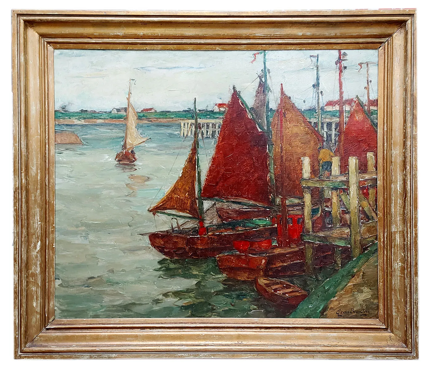 Schilderij geschilderd door Alfons van Beurden of Alphonse van Beurden