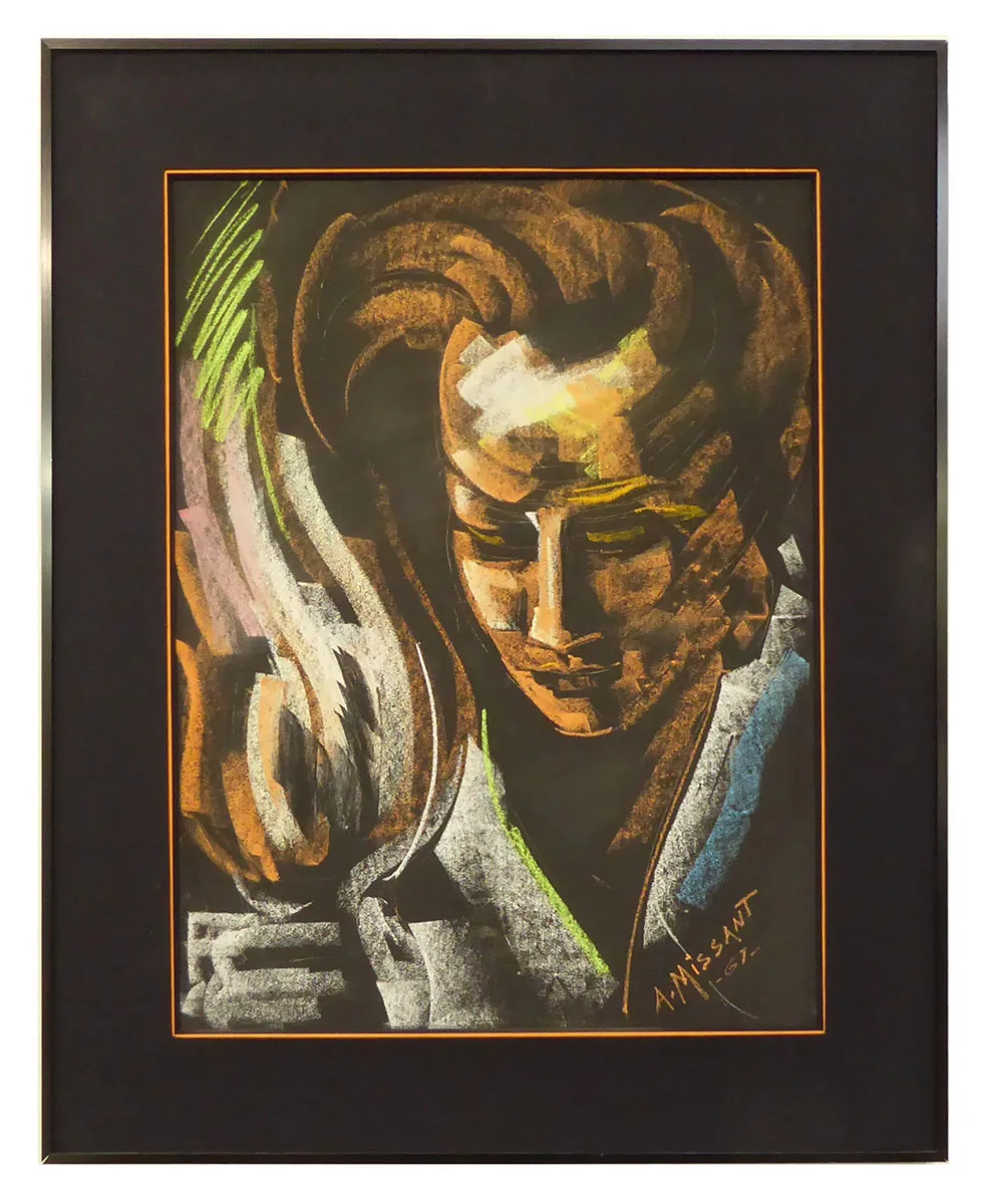 Achetez un dessin de 1967 du peintre français André Missant