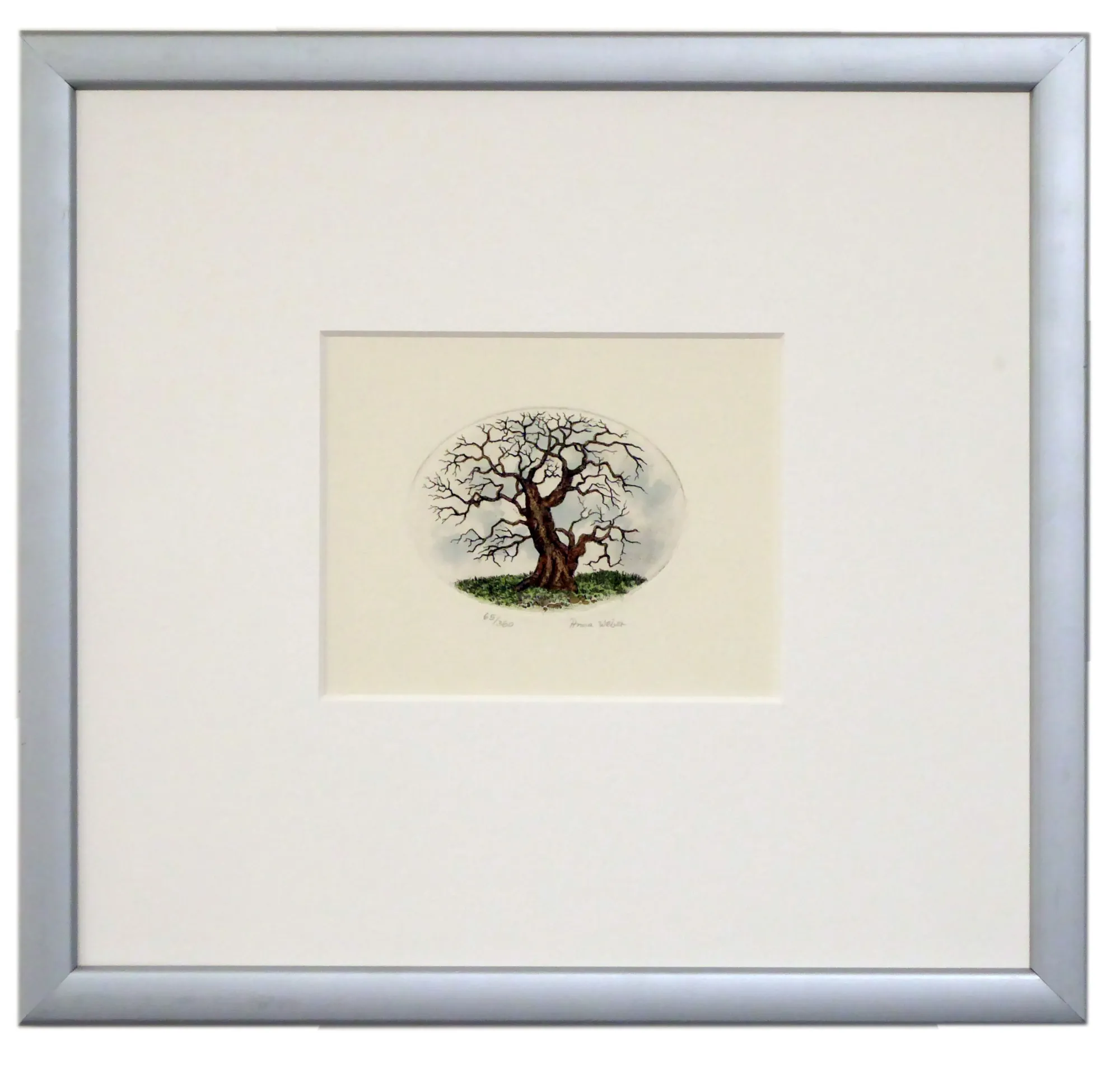 German artist etcer Anna Weber de spookboom