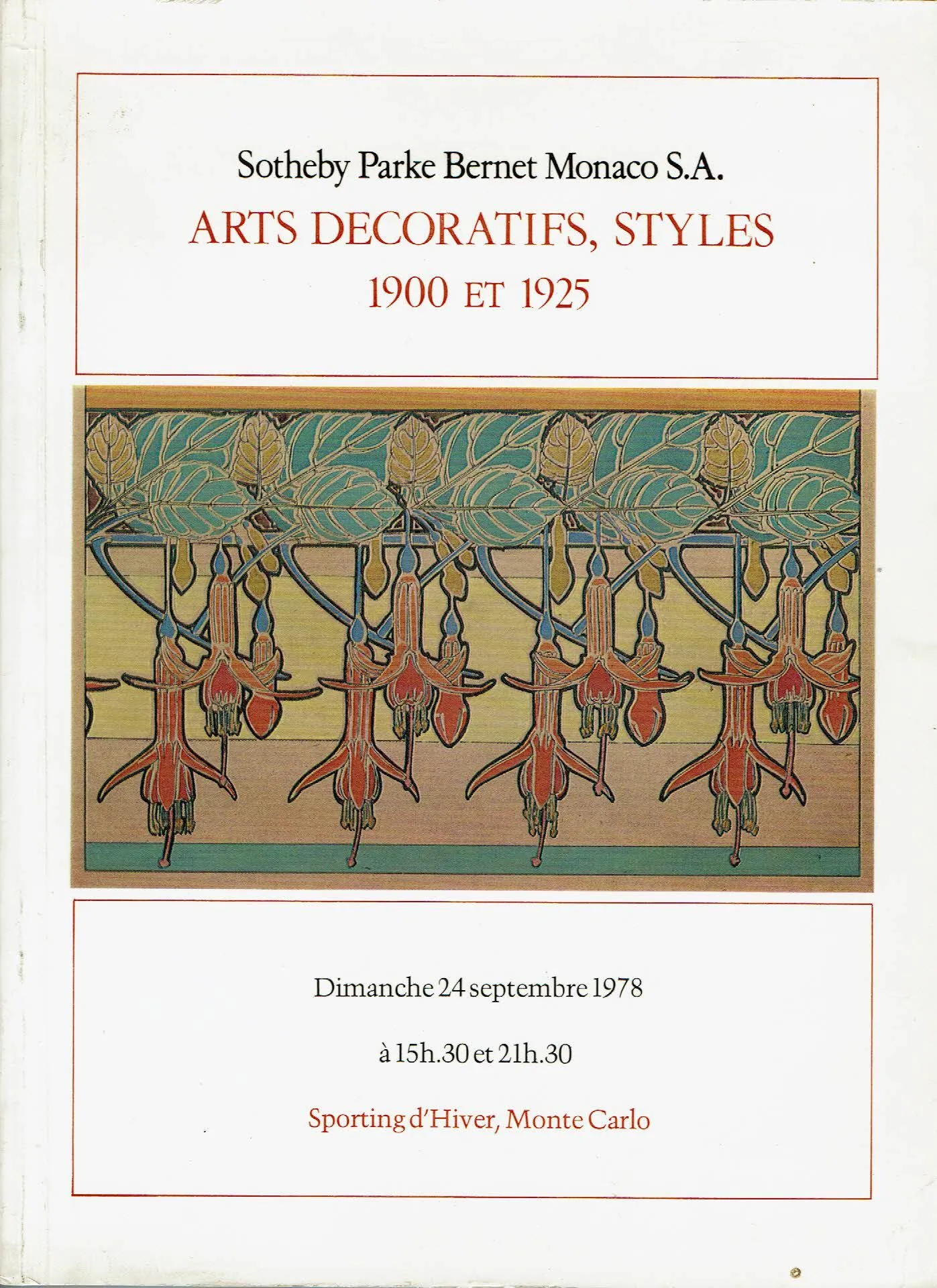 Arts Decoratifs, Styles 1900 et 1925