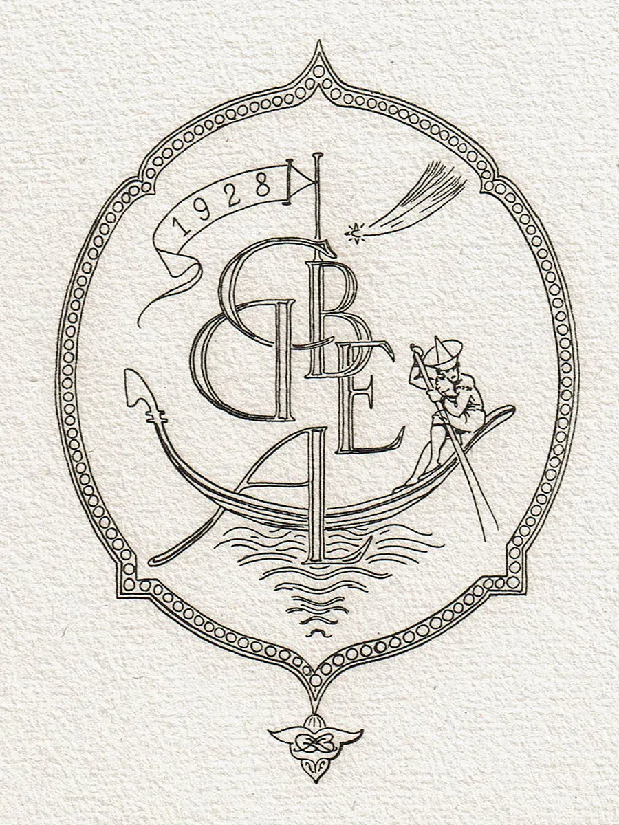 Een ex libris van de Belgische kunstenaar Georges-Marie Baltus kopen