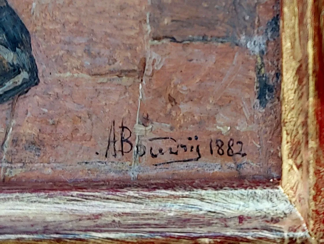 Nederlandse kunstenaar Cornelis Steffelaar met een potloodtekening