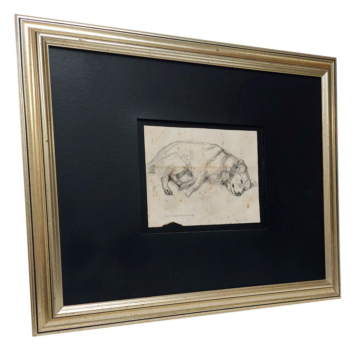 Drawing from 1978 by the Belgian artist Carlo De Roover