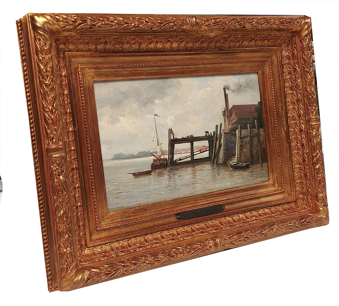 19de eeuw schilderij van de Belgische schilder Charles Boland