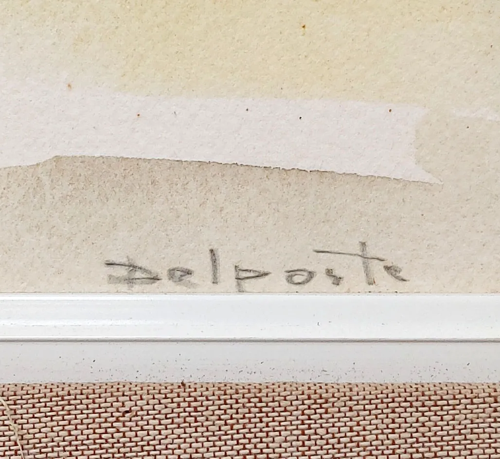 Tekening van de Belgische kunstenaar Charles Delporte kopen