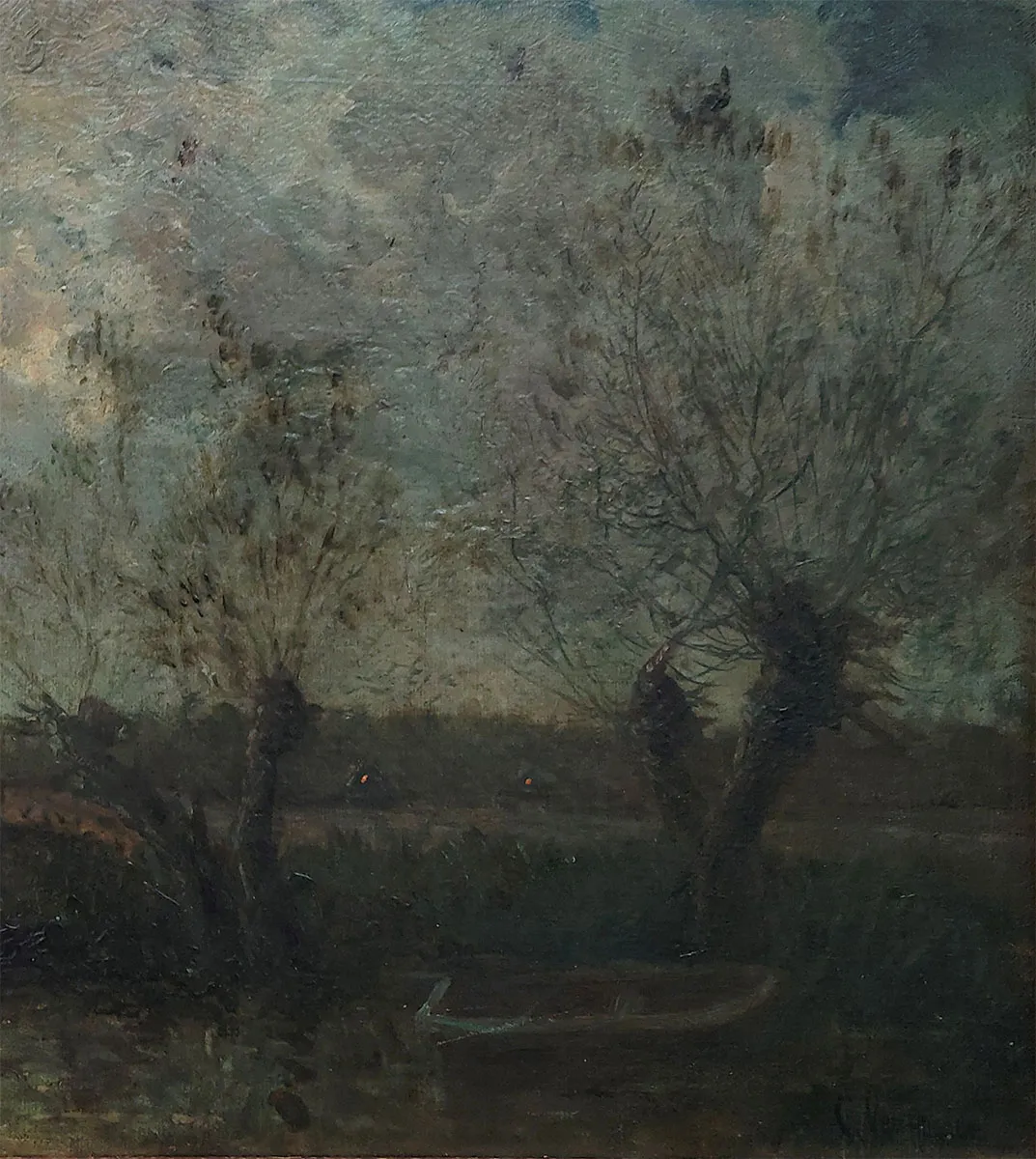 De Belgische kunstschilder C. Van Hoorde of Constant Van Hoorde