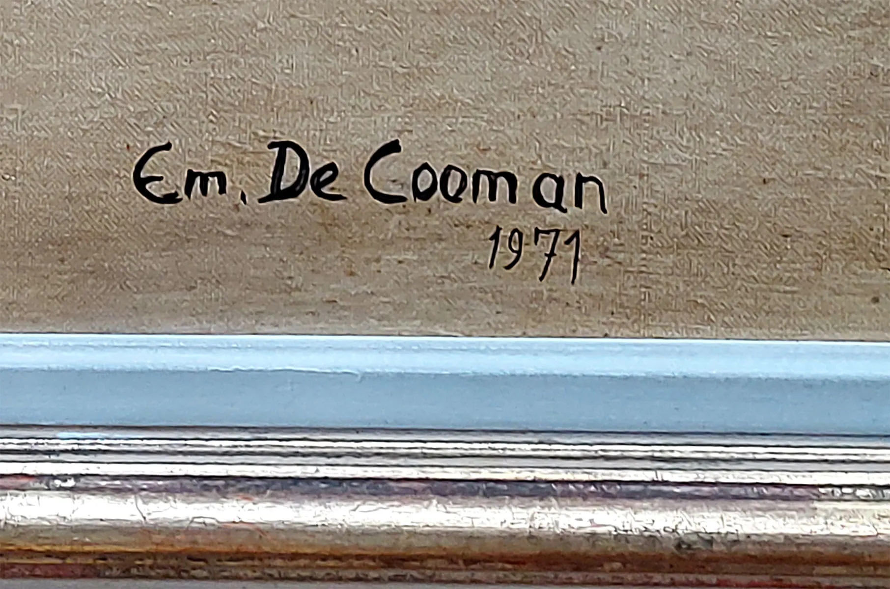 Schilderij van de Belgische kunstschilder Emiel De Cooman kopen